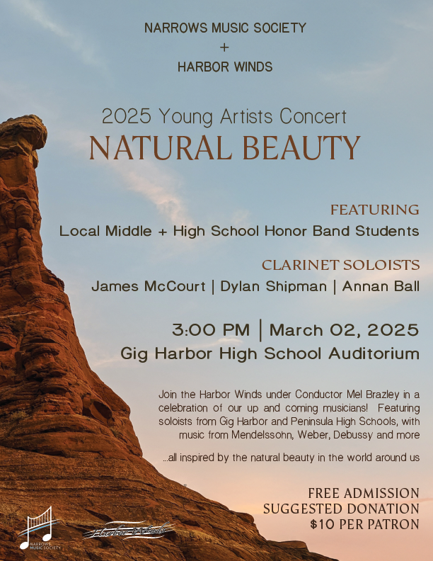 2025 Young Artists Concert - Natural Beauty - Narrows Music Society